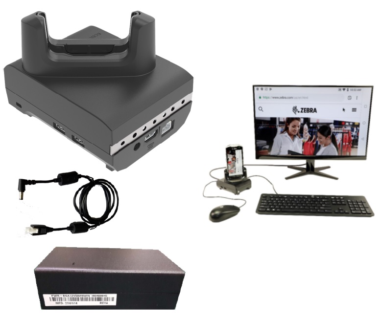 Sektor AU | Zebra EC50/EC55 Dock Kit, Charge/HDMI, 1-Bay